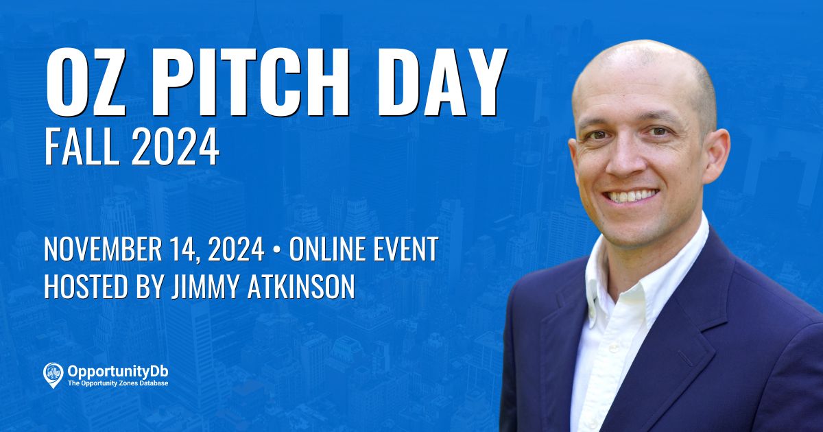 Opportunity Zone Pitch Day - November 14, 2024